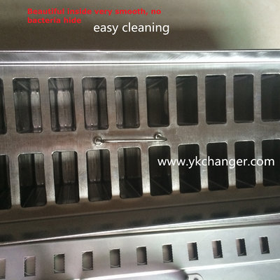 Ice cream moulds SUS 304 food grade paletas form shape 2x13 26cavities 123ml with stick holder and aligner supplier