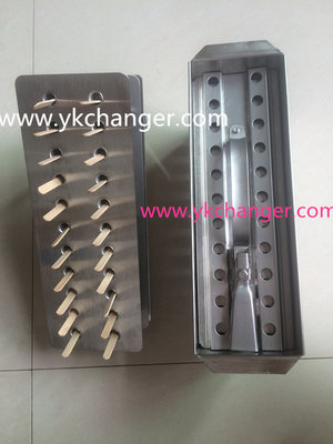 Ice pop mold stainless steel ice forming mould 2x11 22cavities 90ml megamix ataforma type fit Finamac turbo 8 supplier