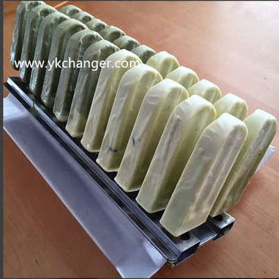 Ice pop mold stainless steel ice forming mould 2x11 22cavities 90ml megamix ataforma type fit Finamac turbo 8 supplier