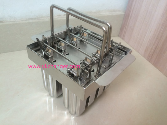 Stainless steel ice lolly moulds DIY home use food grade high quality 8pieces each time with stick holder supplier
