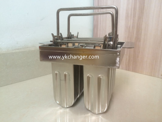 Ice lolly moulds DIY home use stainless steel food grade high quality 8pieces each time with stick holder supplier