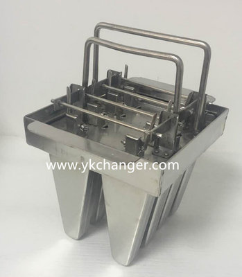 Ice pop molds DIY home use stainless steel food grade high quality 8pieces each time with stick holder supplier