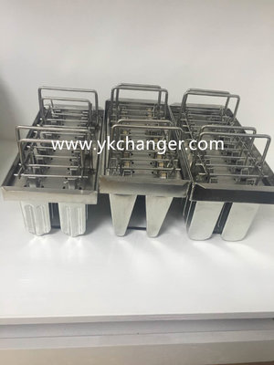 Ice cream moulds stainless steel ice lolly moulds freezer use only 5 different size for you to select with stick holder supplier