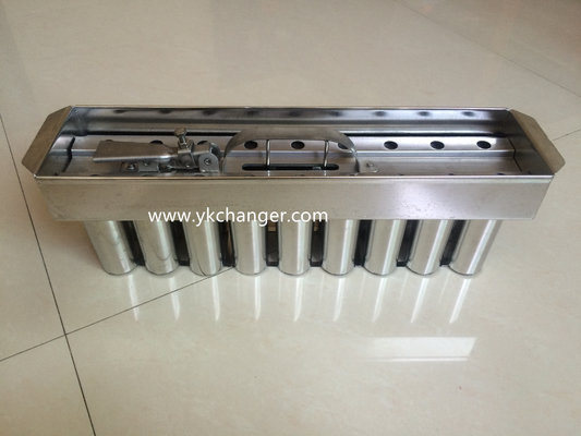 Ice lolly kulfi molds Ice cream Khulfi moulds 2x9 18cavities volume as per buyer requests with stick extractor supplier