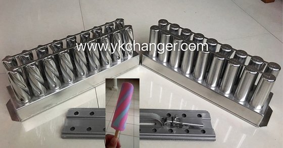 Moulds ice lolly stainless steel ice cream lolata stampe 95ml drill and 117ml lolly bar ituzinho with stick extractor supplier