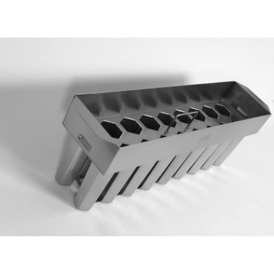 Ice lolly popsicle moulds stainless steel 2x9 18cavities 82ml hexgonal with stick holder plasma robot welding supplier