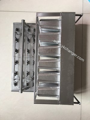 Ice pop molds box stainless steel italian type 4X6 commercial use high quality including stick extractor supplier