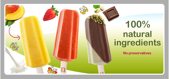 Frozen ice pop freeze molds set stainless steel italian type 4X6 commercial use high quality including stick extractor supplier