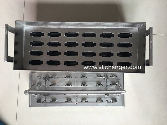 Frozen Popsicle molds set stainless steel italian type 4X6 commercial use high quality including stick extractor supplier