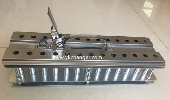 Stick alignment for paletas ice cream molds ataforma plain type 2x13 26tubes full food grade aluminum commercial use supplier