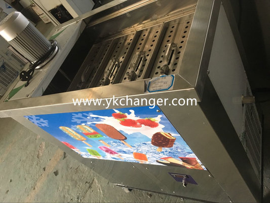 Commercial ice popsicle freezer machine ice cream maker machine including 4sets ice molds and stick aligner high quality supplier