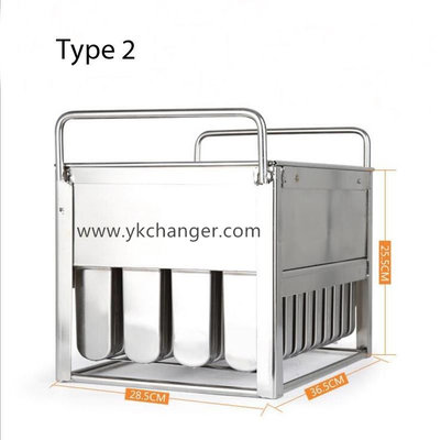 Commercial ice cream molds stainless steel high quality plasma robot  welding 40pieces with stick holders hot sale supplier