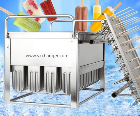 Commercial ice cream molds stainless steel high quality plasma robot  welding 40pieces with stick holders hot sale supplier