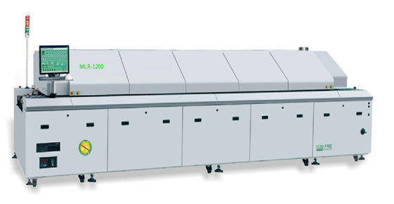 Forno schema sequenza di funzionamento a due piste KTR-1200 di riflusso di SMT con la temperatura ambiente -300℃