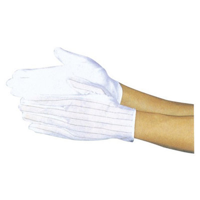 Di ESD guanti senza filaccia di slittamento non coperti di punti di plastica per il lavoratore dell'industria