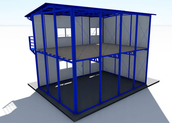 Temporary Construction Site Portable Office , Construction Site Office Container
