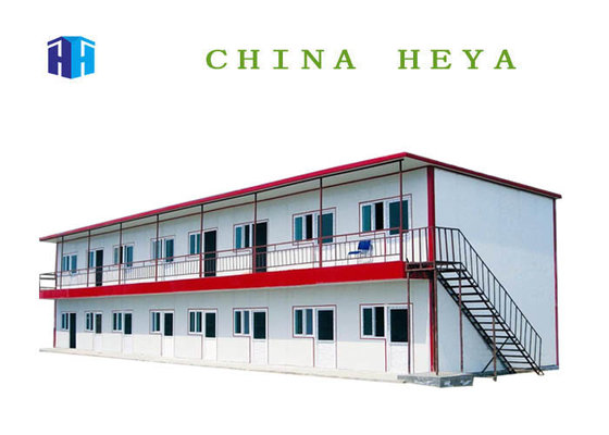 Light Steel Structure Modern Prefabricated Houses Extensions 8 Grade Wind Resistence