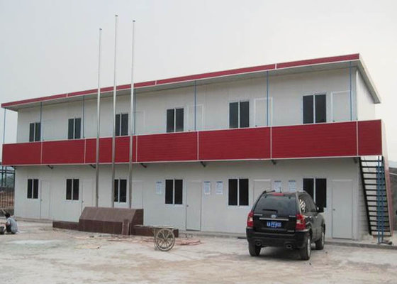 Light Steel Structure Modern Prefabricated Houses Extensions 8 Grade Wind Resistence