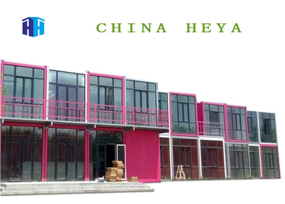 Quick Assembly Double Storey Prefab Houses Luxury Shipping Container Hotel
