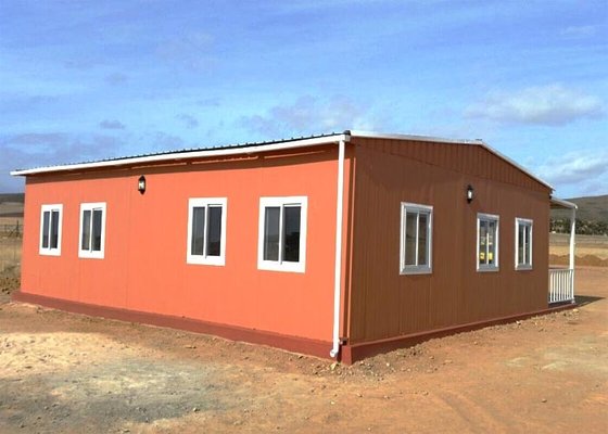 Lightweight Furnished Pre Engineered Steel Homes , 1 Bedroom Prefab House