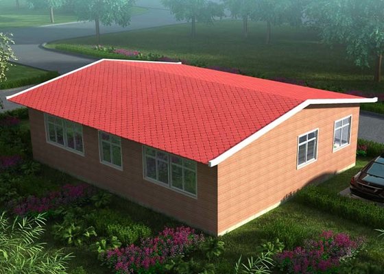 Luxury Custom Built Metal Homes , Sliding Door Prefab Metal Homes Waterproof
