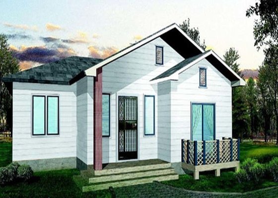 Sandwich Panel Modern Prefabricated Houses With Advanced Aluminum Alloy Windows