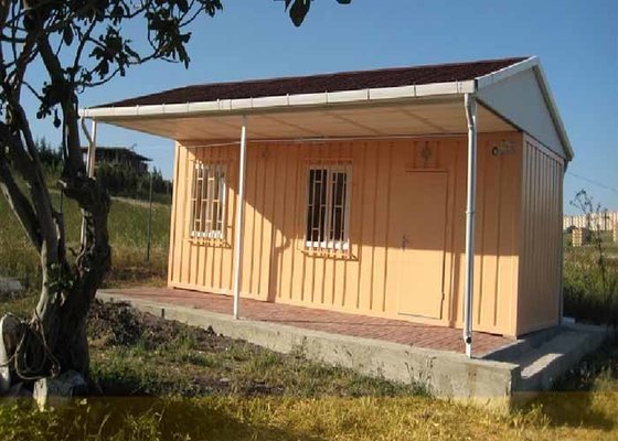 Good Drainage System Metal Residential Homes , Energy Efficient Prefabricated Homes