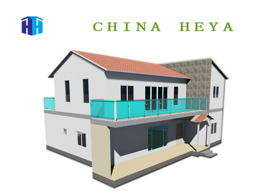 2 Story Prefab House Villa Energy Efficient Modular Homes Waterproof