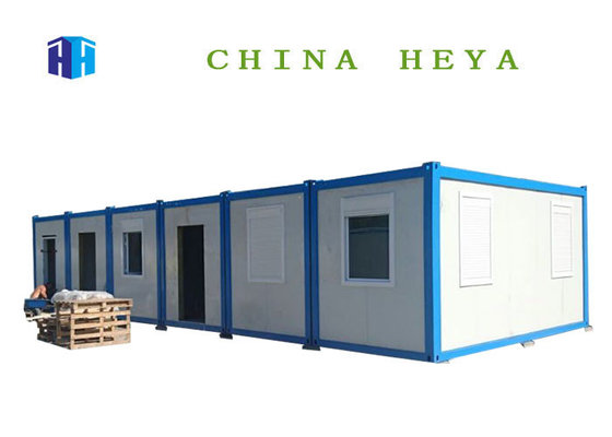 Moisture Proof Flat Pack Container House Double Wide Modular Homes Anti Wind