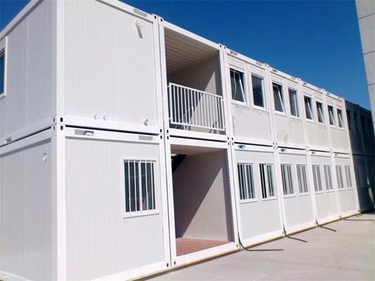 Flat Pack Movable Prefab House / Customized Prefab Shipping Container Homes