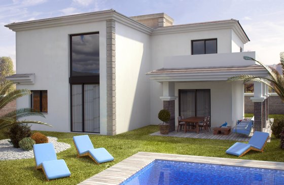Standard Modular Luxury Movable Prefab House Steel Frame Prefab House Villa