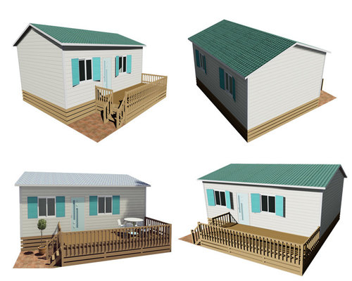 Philippines Movable Prefab House , Steel Frame Prefabricated Houses CE Certification
