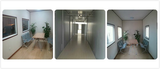 Durable Shipping Container Prefab Movable House Galvanized Steel Frame Structure