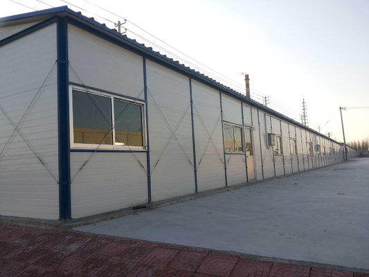 Two Story Steel Prefabricated Homes Warehouse Beam Industrial Building