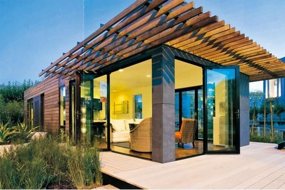 Customized Movable Container Modular Flat Pack Prefab House Plywood + Pvc Floor