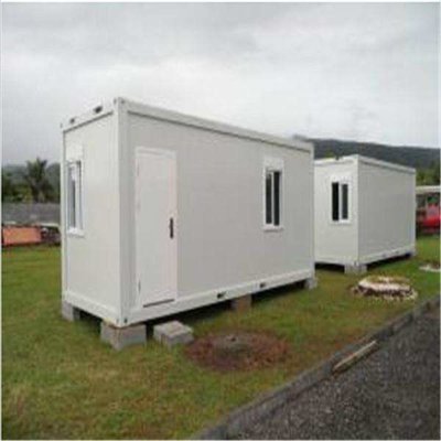 Standard Flat Pack House , Movable Sandwich Panel Prefab Container House