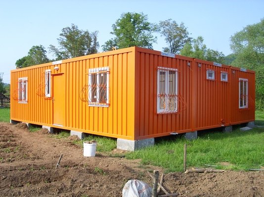 Steel Frame Prefab Camp House Flat Pack Office Container Modular Homes