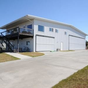 Car Showroom Steel Frame Prefabricated Houses Sandwich Panel Warehouse