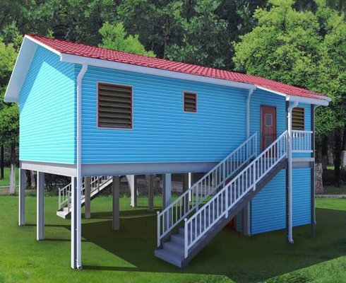 Good Space Utilization Portable Prefab Container House Strong Wind Resistant Cabin