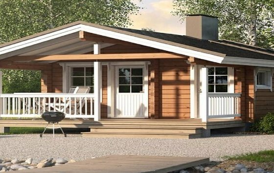 Beautiful Prefab Homes 50-80㎡ Modern Prefab Homes With 2 Bedroom