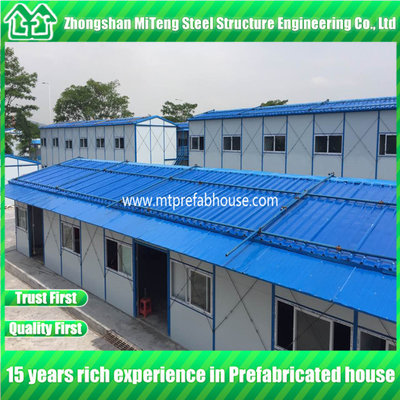 China Low Cost Prefab House Light Steel Building Modular House for Labor Dormitory