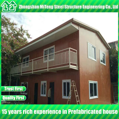EPS sandwich panel Prefab houses with PVC cladding for office
