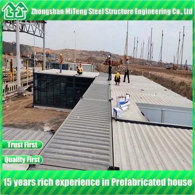 Macau Luxury office house glass wall 20ft container House