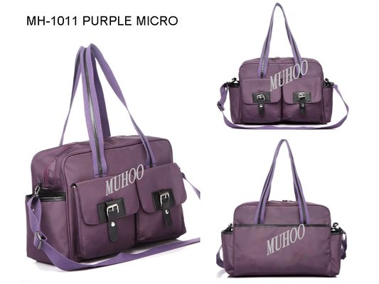 Mummy travel bag in purple micro MH-1011