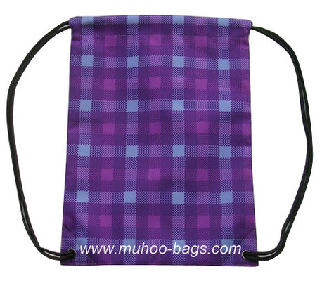 Fashion String bag, Backpack,Promotion bag MH-2121 purple range