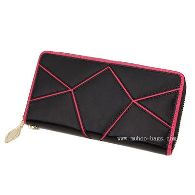 Fashion Leather Lady's Wallet, Purse (MH-2066 Orange)