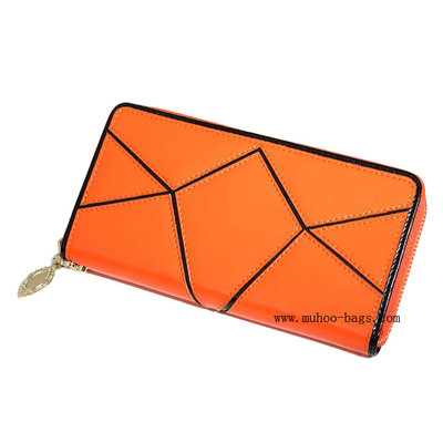 Fashion Leather Lady's Wallet, Purse (MH-2066 Fushia)
