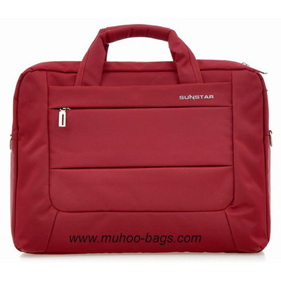 Fashion Red Nylon Brief Case,Computer shoulder Bag, Laptop Bag (MH-2138)