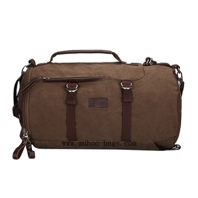 Fashion Grey Canvas Backpack, shoulder bag,Sports Travel bag (MH-2112)