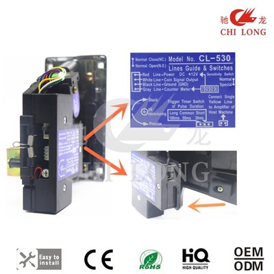 Compact Electronic Coin Selector Vending Coin Mechanism Connecting With Counters supplier